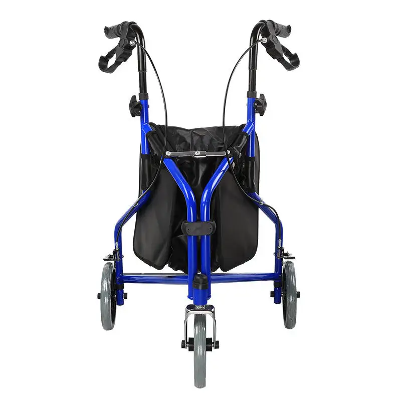 Medical Mobility Aid 3-wheel Folding Aluminum Shopping Adult Elderly ...