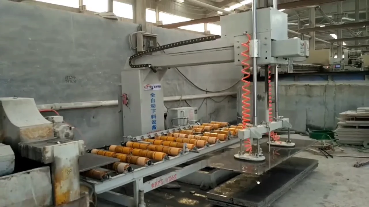 Imported Plc Control Automatic Loading Unloading Metal Sheet Wood Stone Slab Vacuum Suction Cup ...
