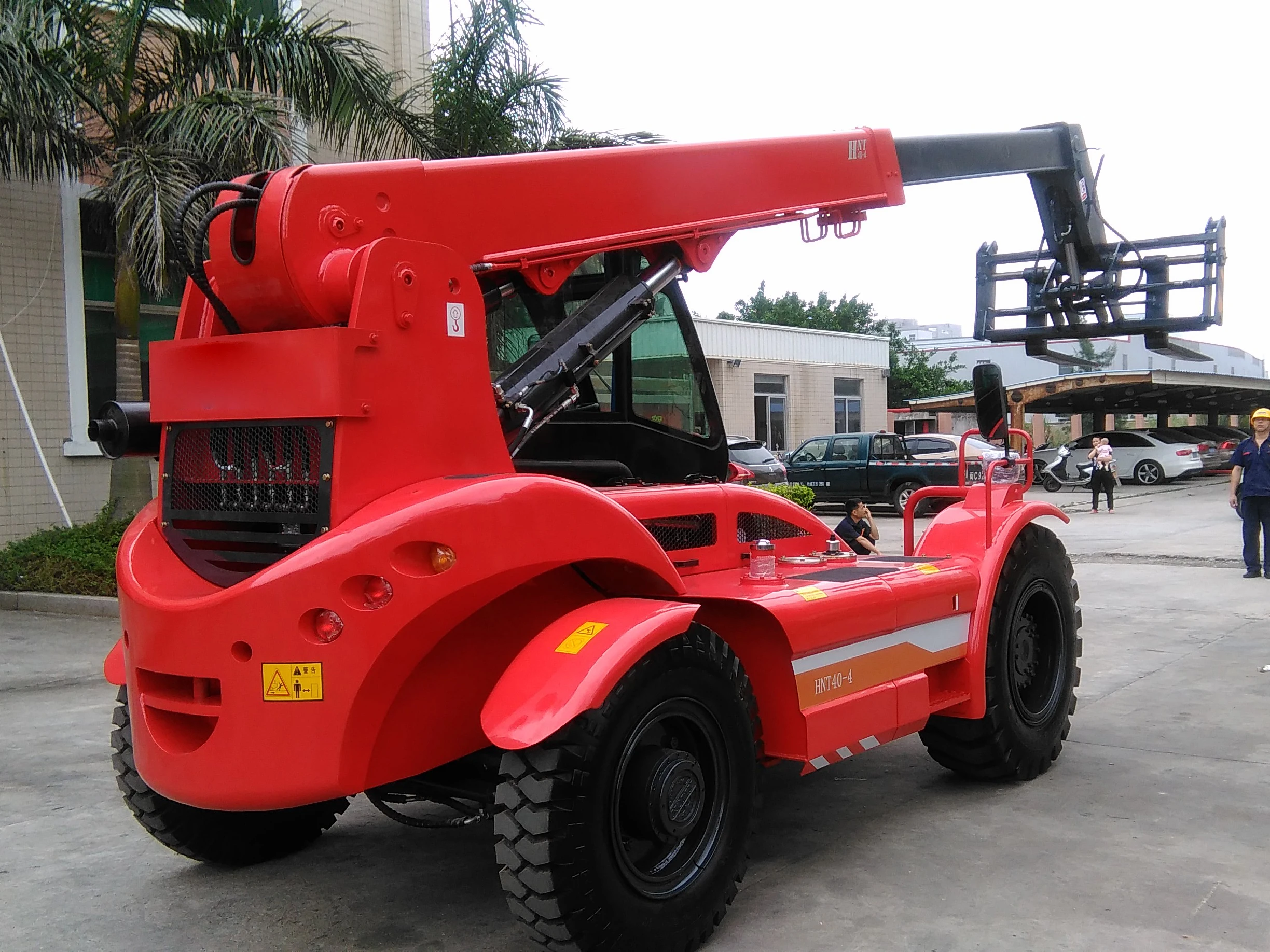 4 Ton Telescopic Boom Forklift Handler Hnt40 Telescopic Forklift ...