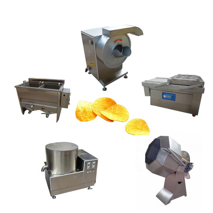 Small Scale Automatic Potato Crisps Production Processing Line Machine ...