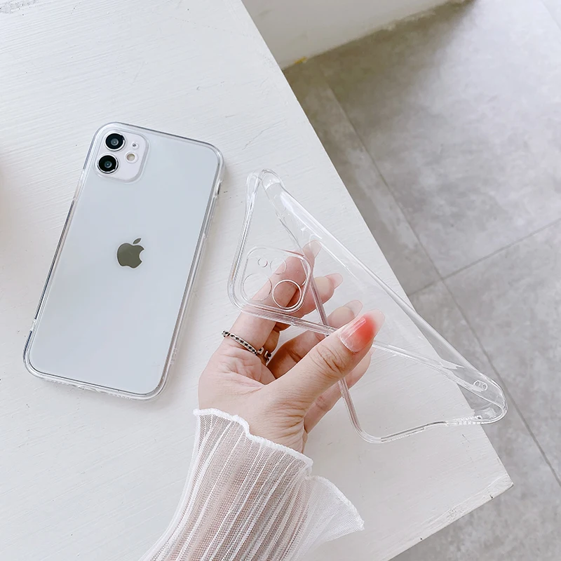 1.5 mm Four Corner Shockproof Transparent TPU Clear Mobile Phone Case ...
