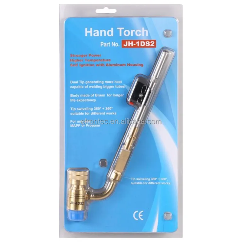Brass MAPP Gas Soldering Brazing Welding Plumbing Gun Tool Hand Torch ...