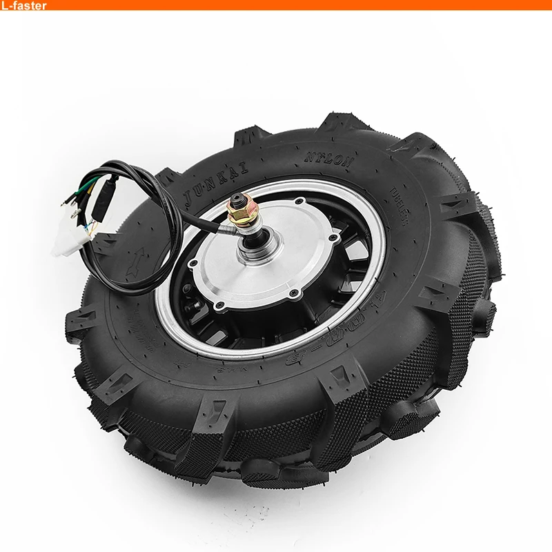 Brushless Gear Motor Wheel Kit For Garden Tractor & Loader