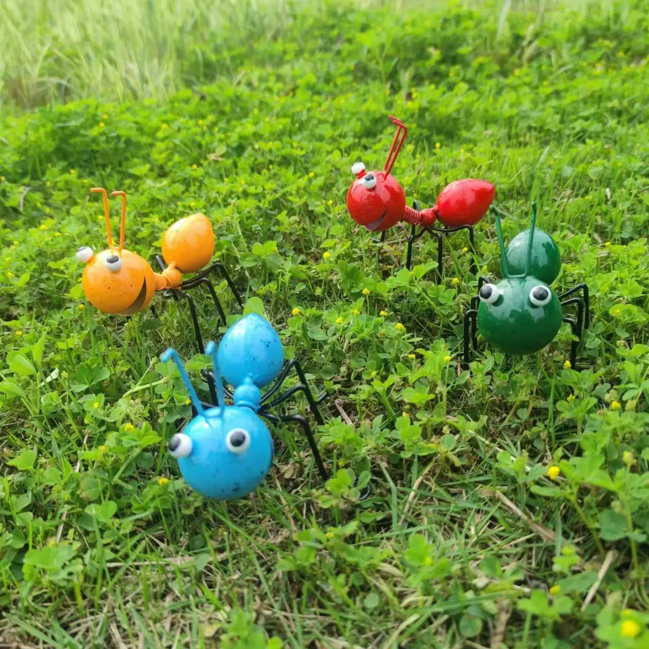American Country Ornaments Wrought Iron Bees Metal Insects Crafts Wall ...
