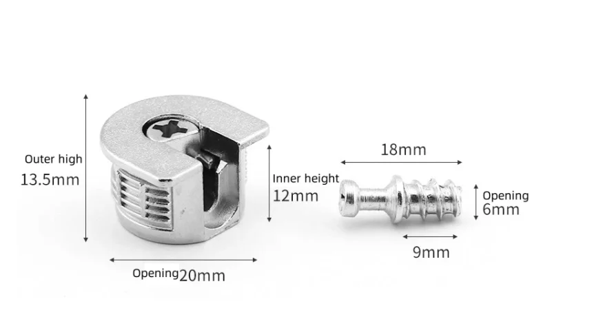 Furniture Rafix Connector - Invisible Shelf Support