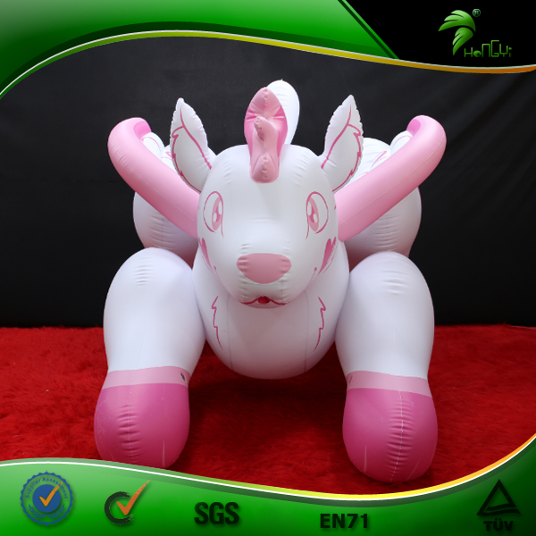 Custom Inflatable Fat Pink Flying Wolf - Perfect for Events