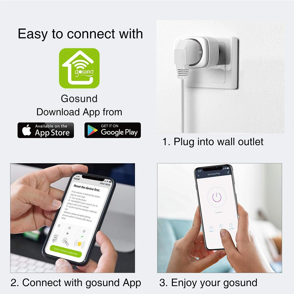 Smart Plug Socket by Tuya - 16A 220V Wireless Energy Monitor