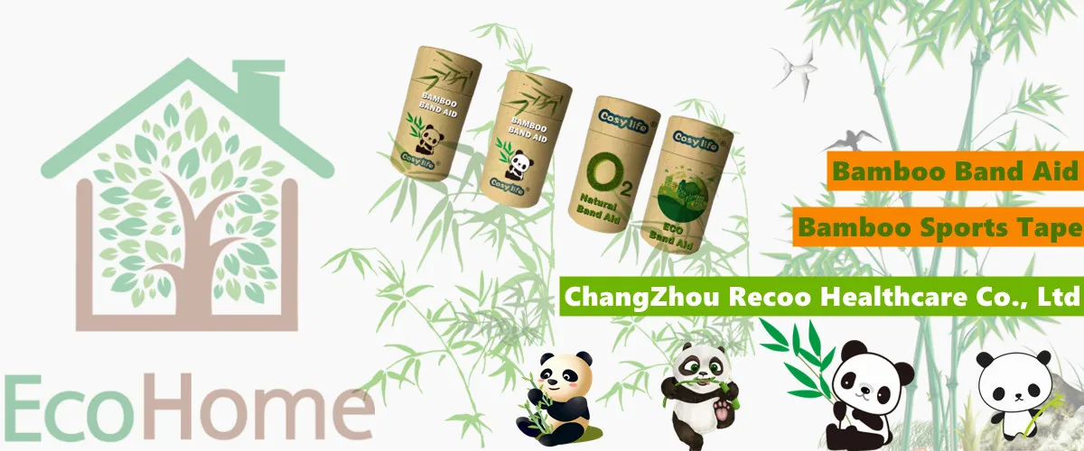 Organic Bamboo Bandages - Disinfecting & Adhesive Plasters