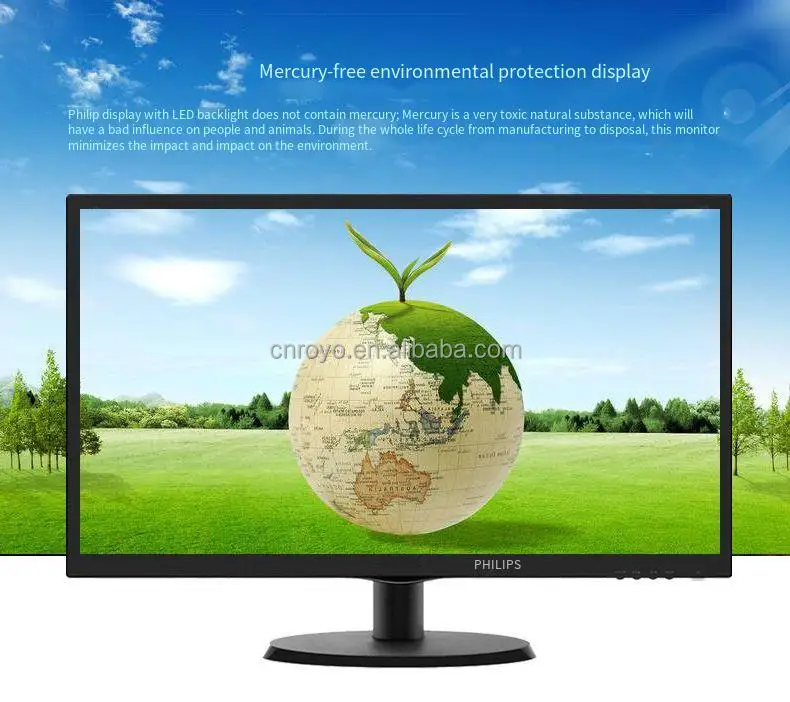 Brand New 2024 For Philips 19 Inch Monitor 1366*768 Led Vga Panel ...
