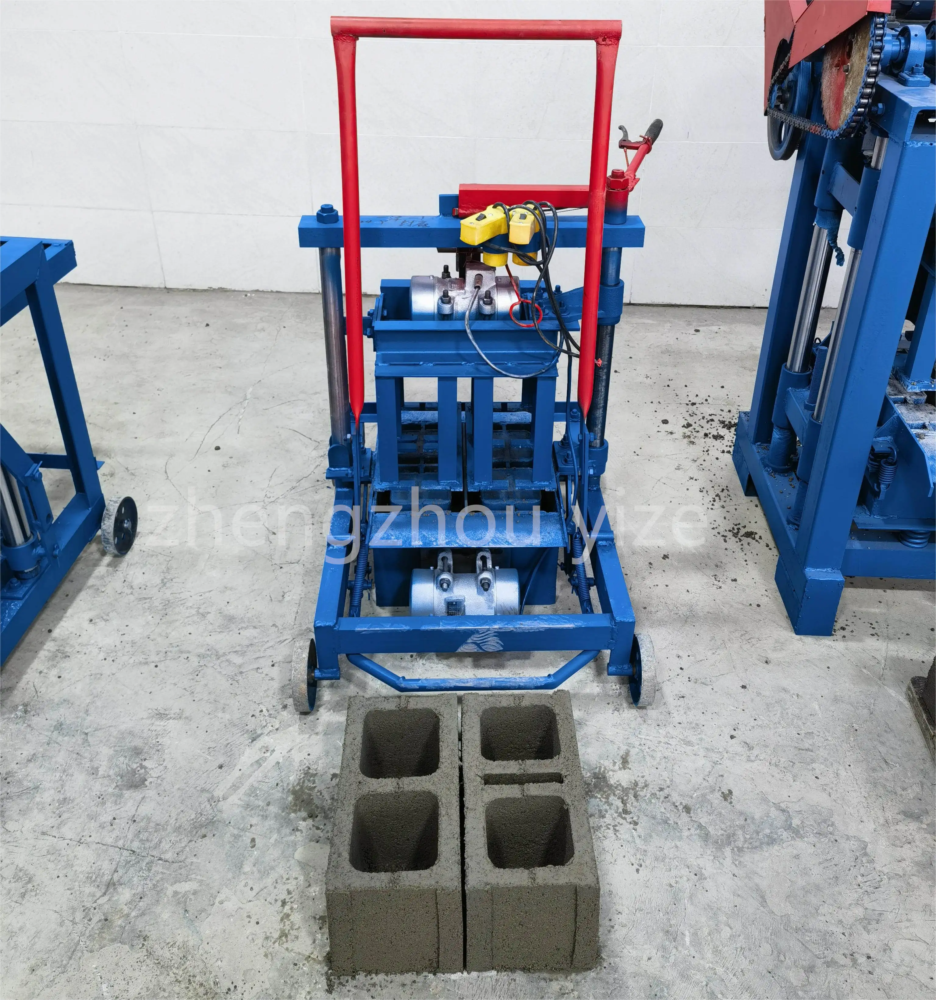 Hollow Cement Brick Making Machine Block Forming Machine Concrete Block ...