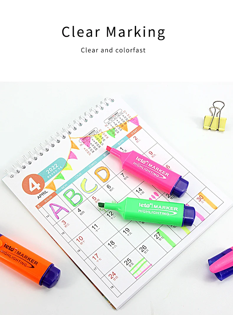 Highlighter Maker - Fluorescent Pen with Chisel Nib HP-6602