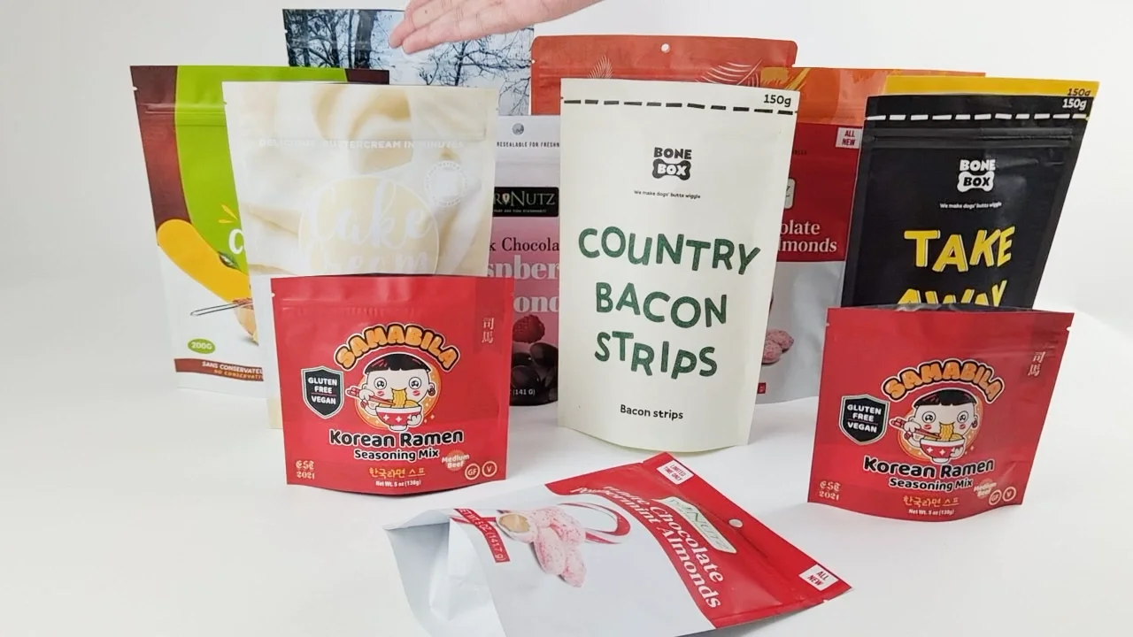 Custom 100mg 500mg Doypack Cookie Puffs Chips Brownie Pancake Waffle ...