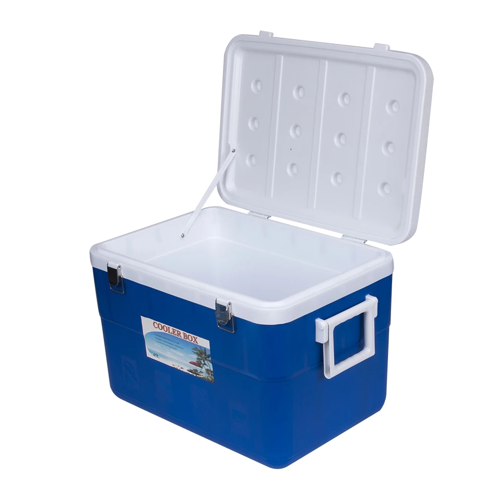 Outdoor Camping Cool Box Portable Large Plastic 45l Ice Cooler Box ...