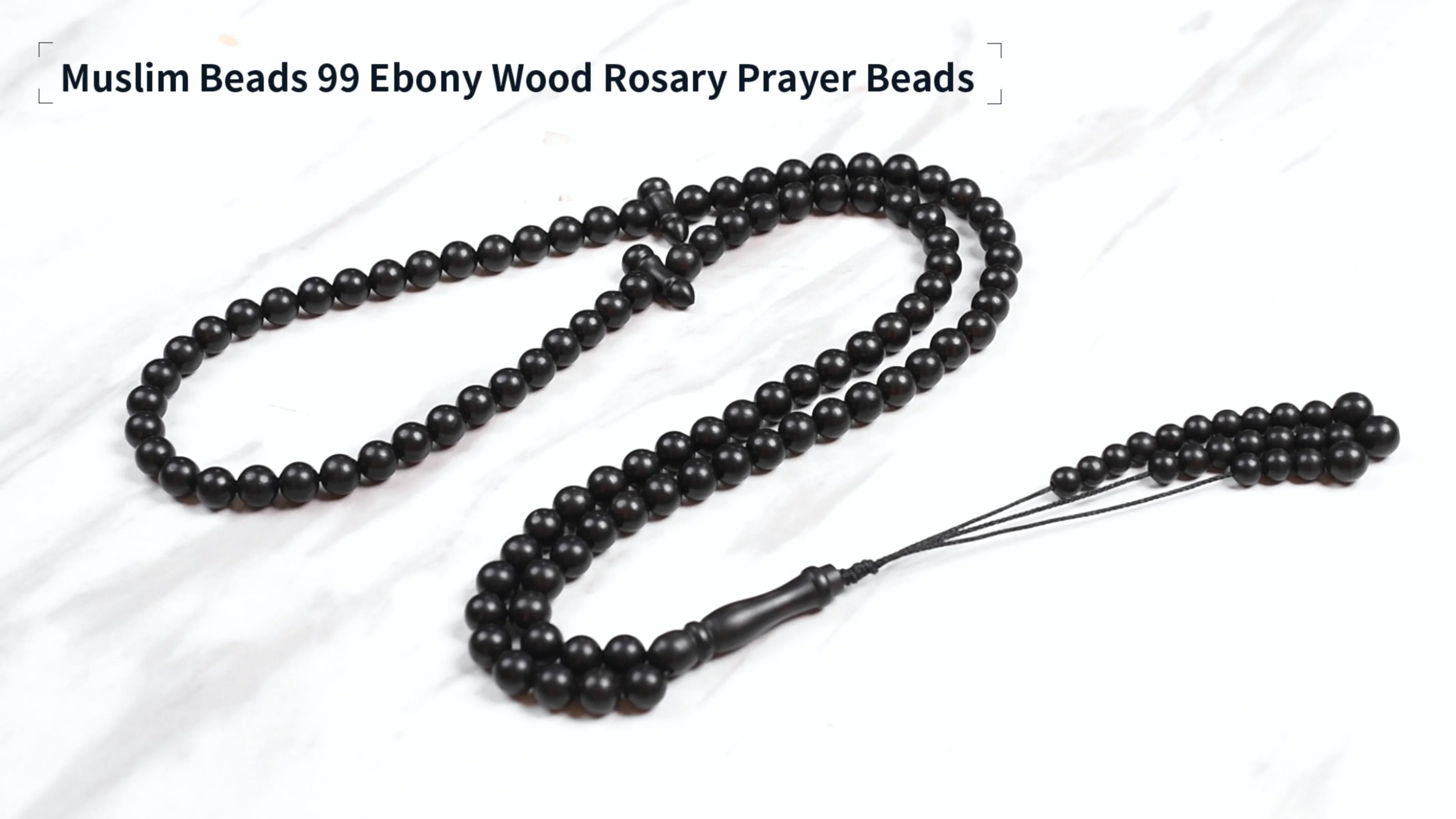 Ys368 Wholesale Islamic Natural Coc Real Wooden Tasbih Tasbeeh Muslim ...