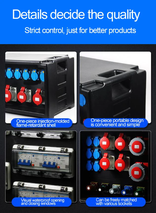 Best Selling Waterproof Plug Power Distribution Box for Stage Light
