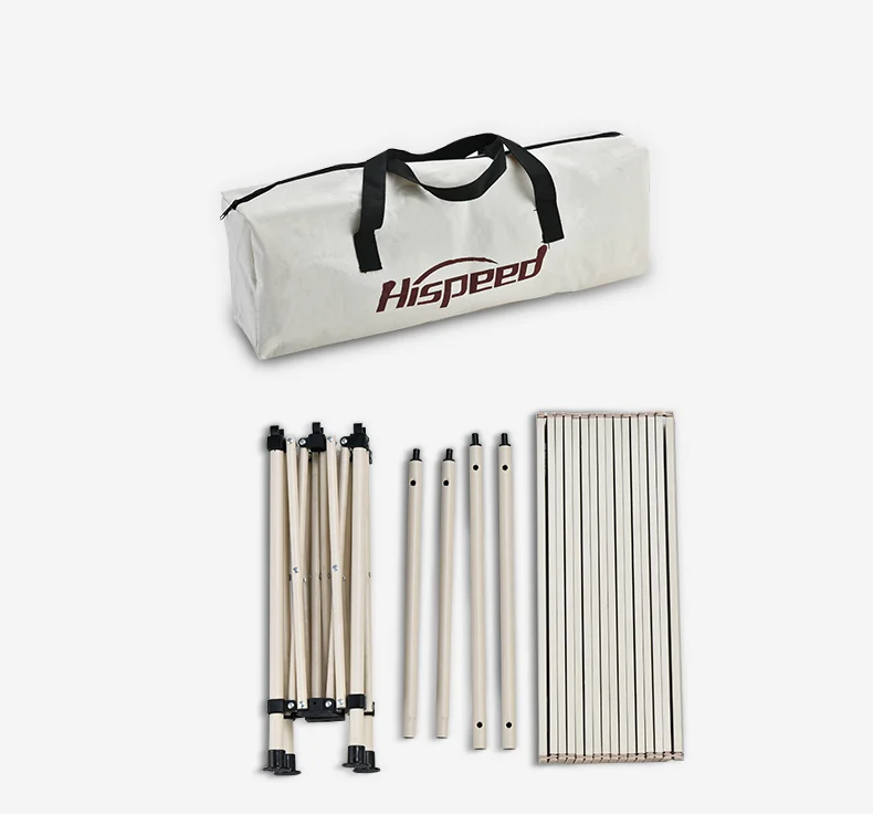 Hispeed Custom Height Adjustable Aluminum Frame Wood Grain Portable ...