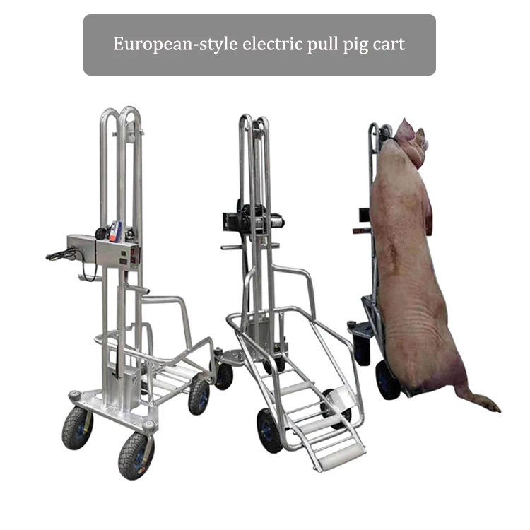 Hot-dip Galvanizing Carcass Trolley for Dead Animal Transport