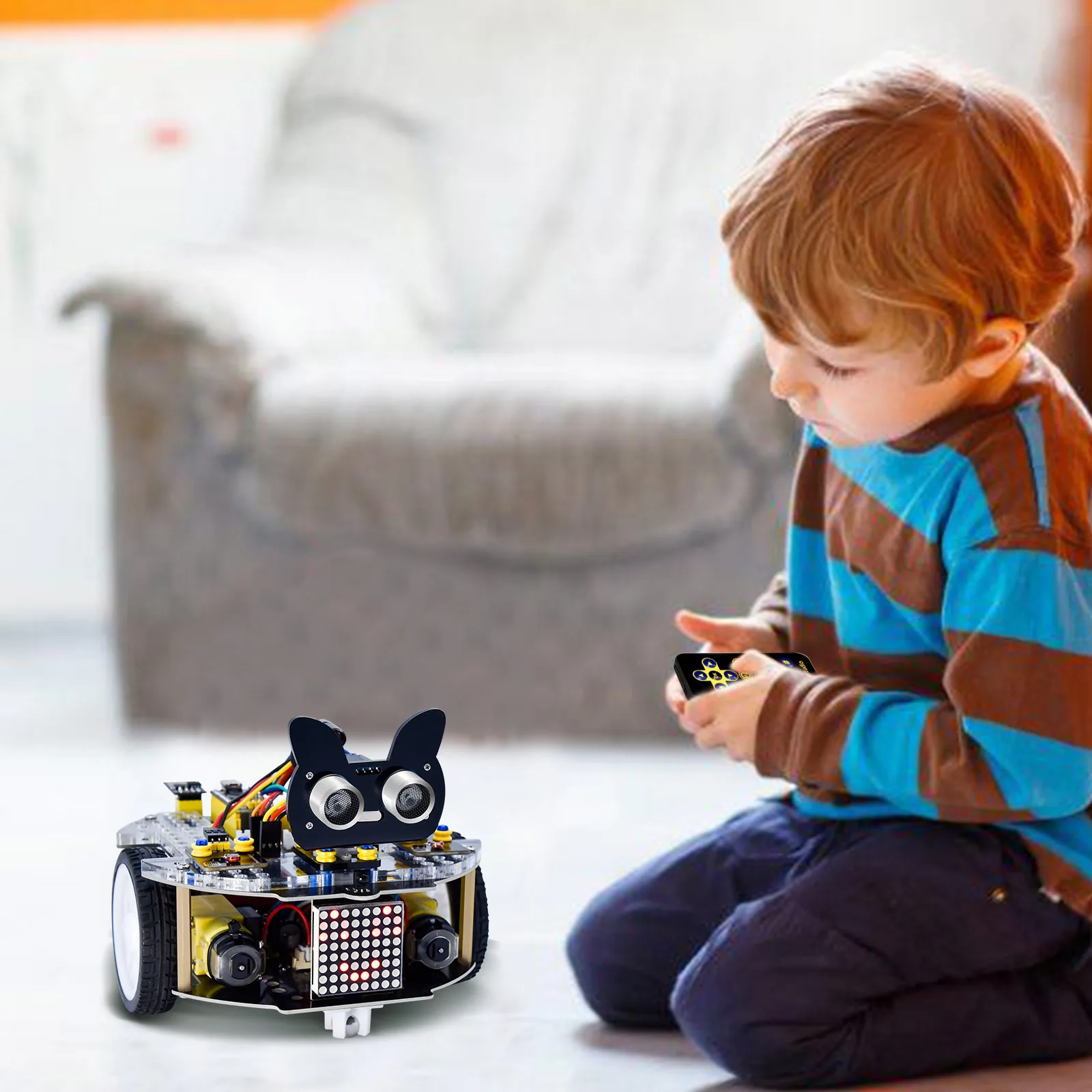 Keyestudio Beetlebot 3 in 1 Robot Kit for Arduino STEM Education