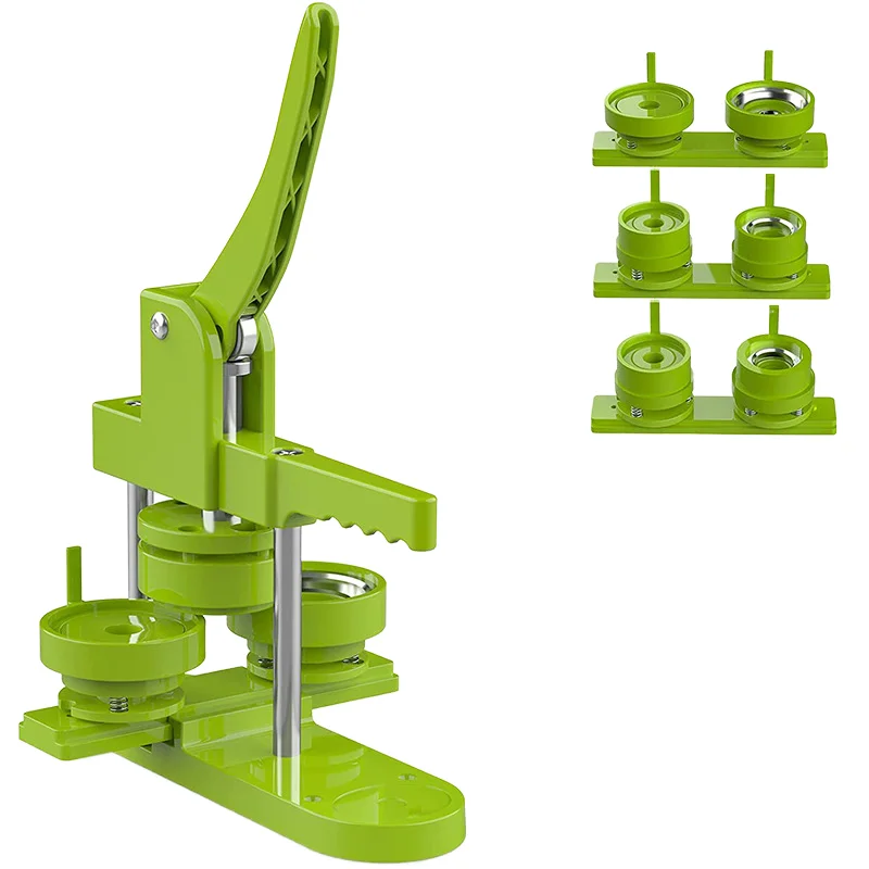 Manual Badge And Button Making Machine 25/32/37/44/58mm Abs Badge Mold ...