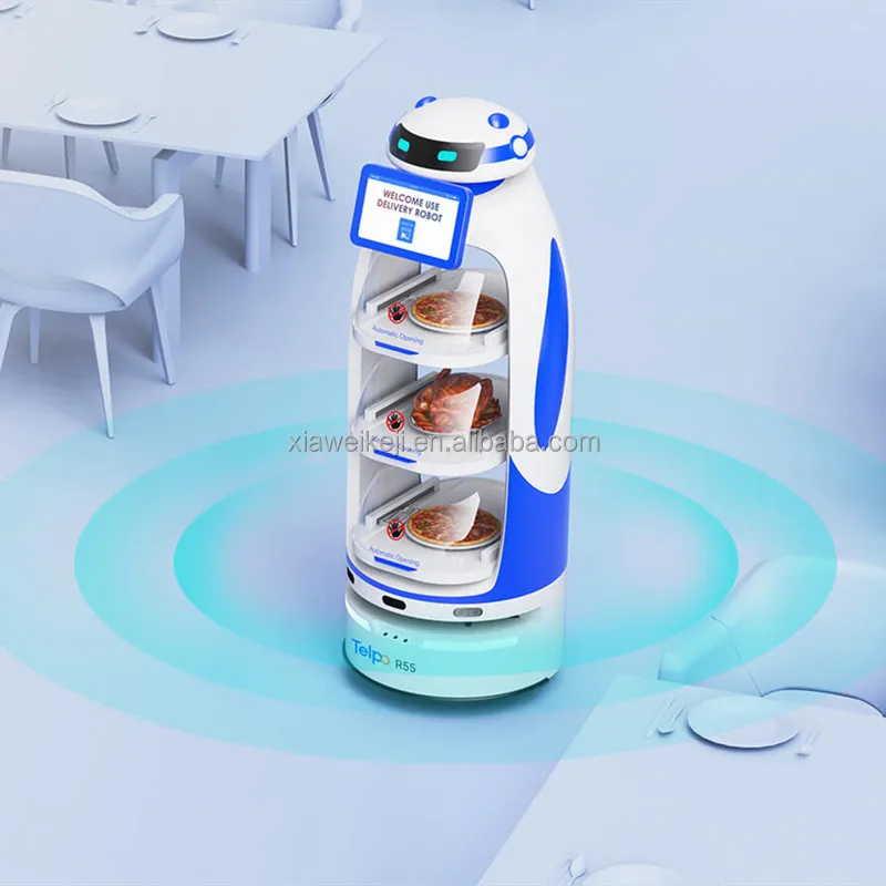 Metax Top Selling Smart Delivery Robot / Robot Waiter For Restaurant ...