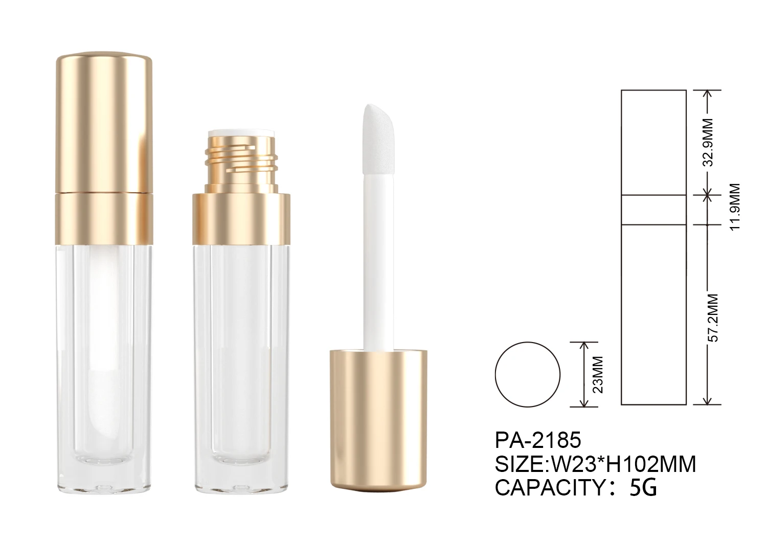 Wholesale Concealer Tube 5ml Makeup Concealer Bottle Empty Foundation ...