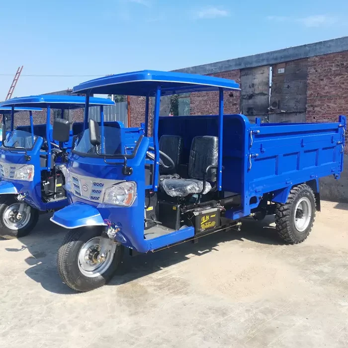 Mini Three Wheel Diesel Tricycle Dumper - High Capacity