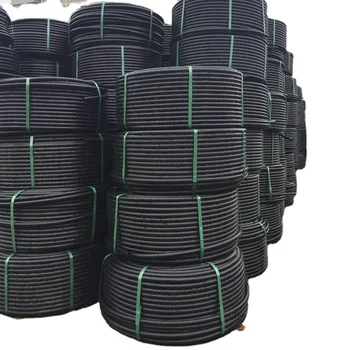 100m Poly Pipe Irrigation 2 Inch Hdpe Black Plastic Water Pipe Roll ...