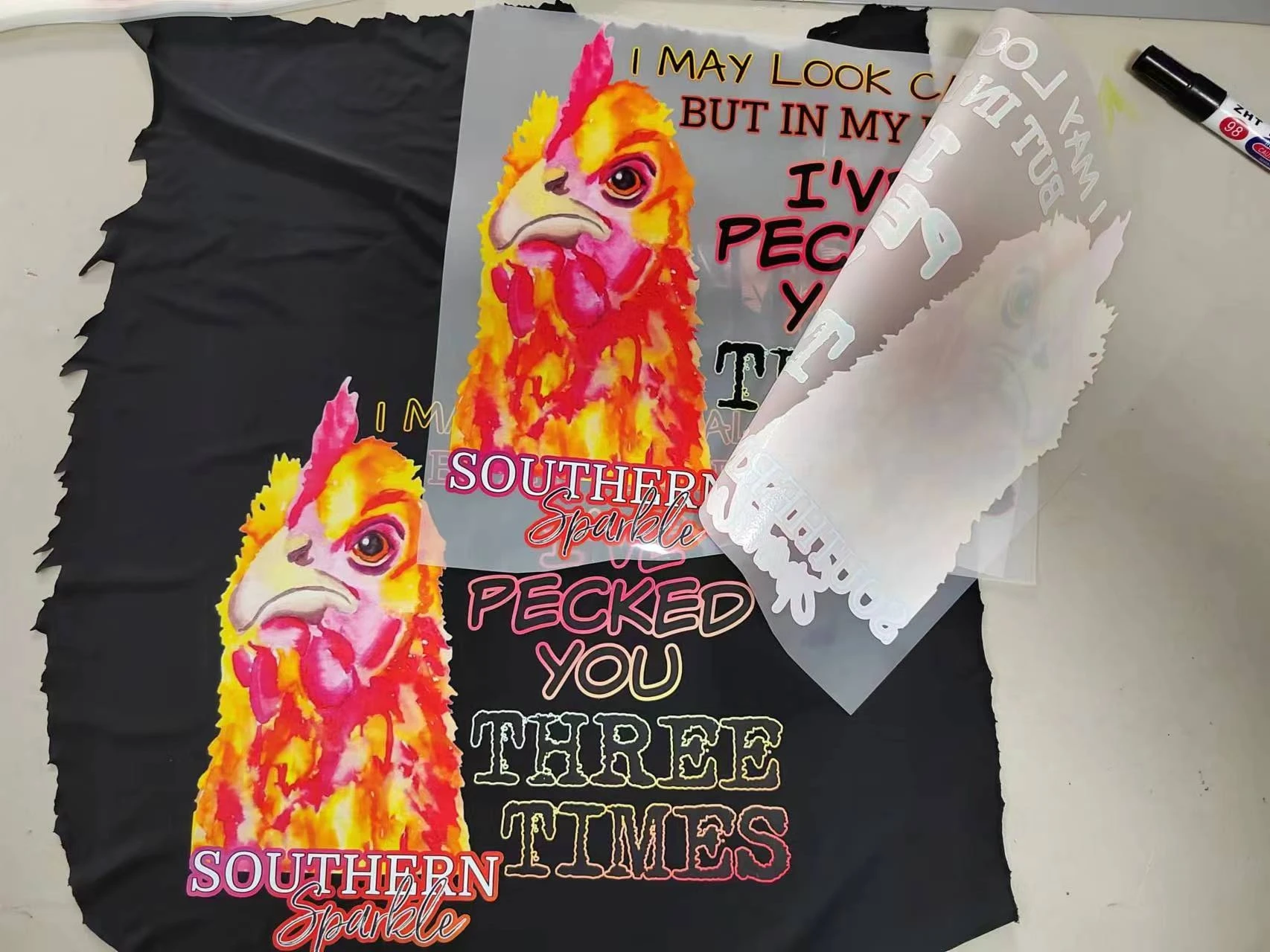 Custom Dtf Screen Heat Transfers Printing Designs for T Shirt