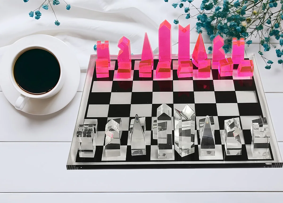 Tch Factory Custom Red And Transparent Black Color Classic Acrylic ...