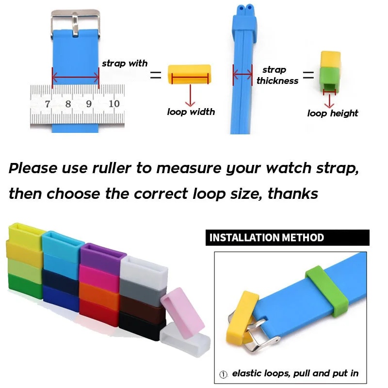 12mm 14mm 16mm 18mm 20mm 22mm 24mm 26mm 28mm 30mm Sillicon Watch Strap ...