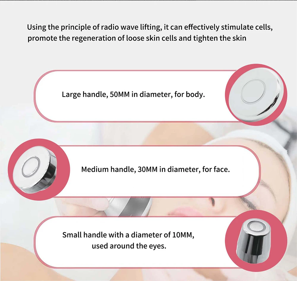 S.W Beauty Portable Microcurrent Device for Home Use RF Skin Tightening ...
