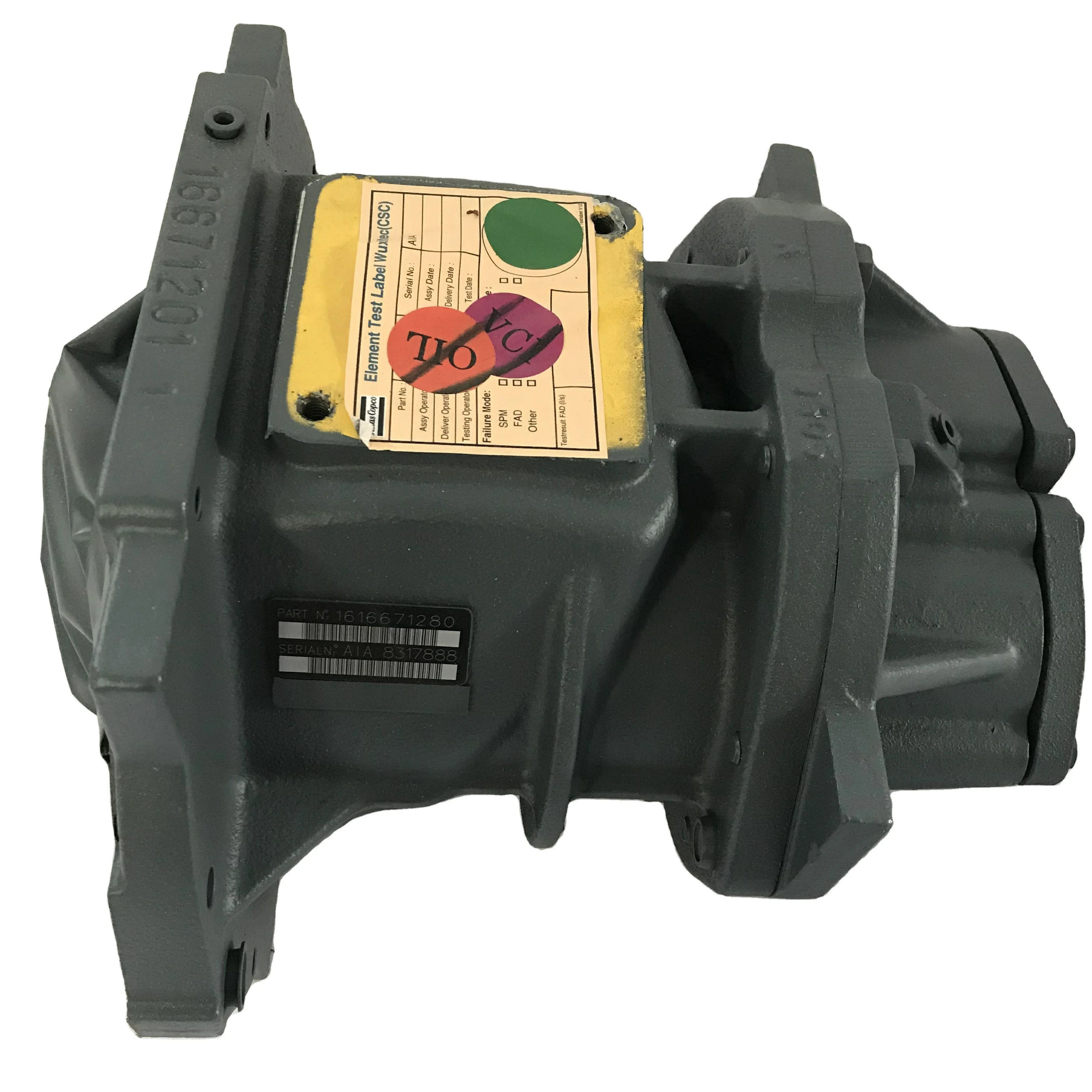 Atlas Copco Screw Air Compressor Head Air End 1616671280 1616671290 ...