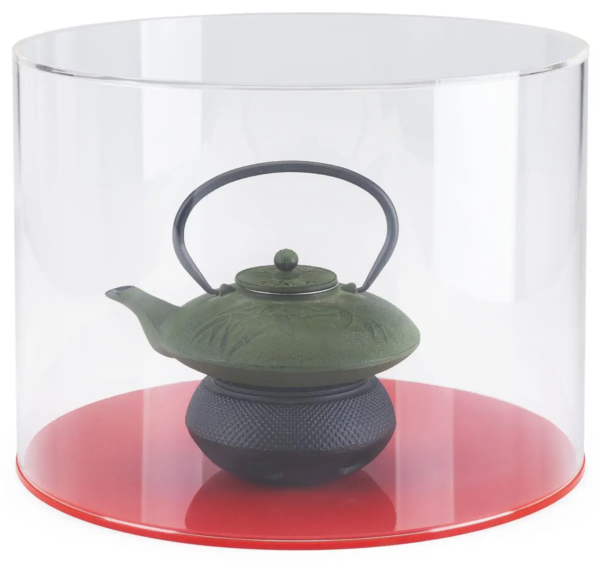 C1704 Plexiglass Custom Acrylic Cylinder Container Tube Hinged Acrylic ...