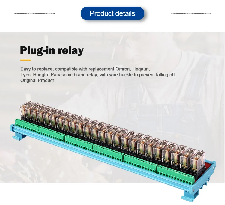 24-channel Oumulong Relay Module 1no 1nc Din-rail Installation With ...