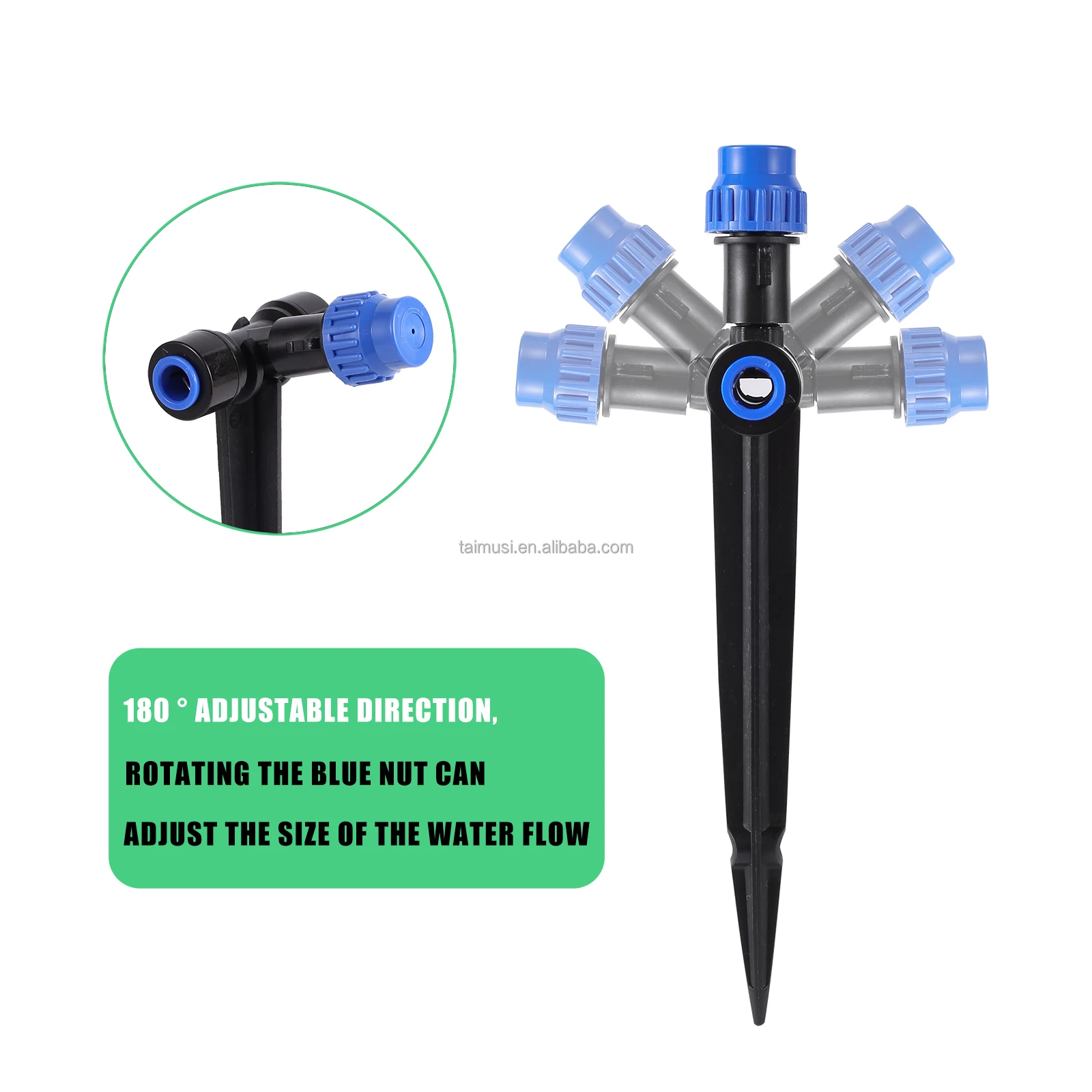 Adjustable Misting Nozzle - Efficient Garden Irrigation