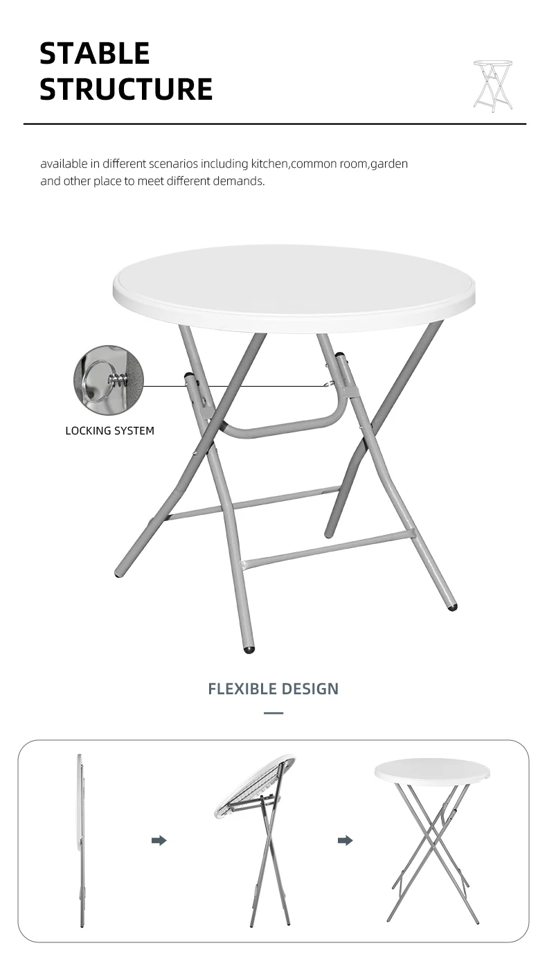 Square Tables Folded Table Pliante Plastic 3ft Folding Hotel Trestle 6 ...