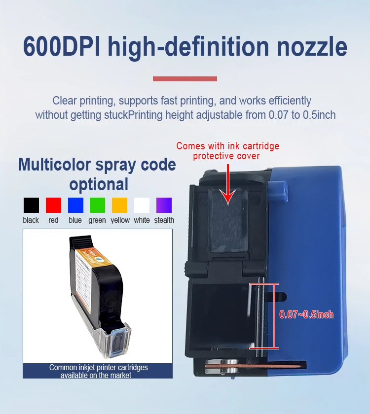 Mini Batch Code Portable Handheld Inkjet Printing Machine For Fast Dry Batch Coder Egg Date ...
