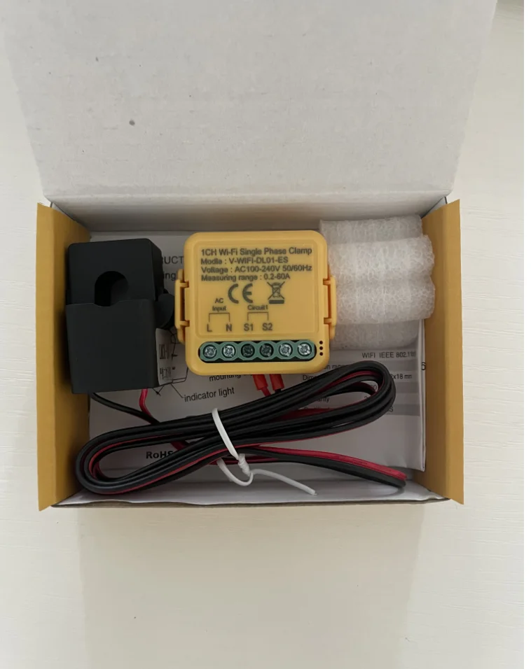 1 Channel Smart Power Monitor Wifi Single Phase Energy Monitor Power ...