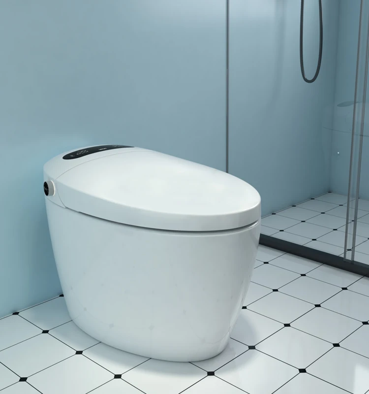 Vivi One Piece Intelligent Toilet Seat Digital Display Foot Control ...