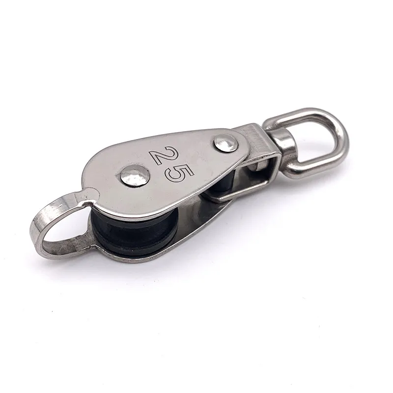 Marine Boat Fittings 25mm Stainless Steel 316 Eye Swivel Single Nylon ...