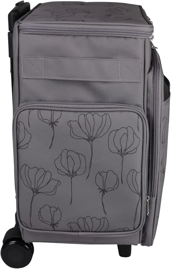 Papercraft Tote With Wheels For Scrapbook & Art Storage Organizer For ...