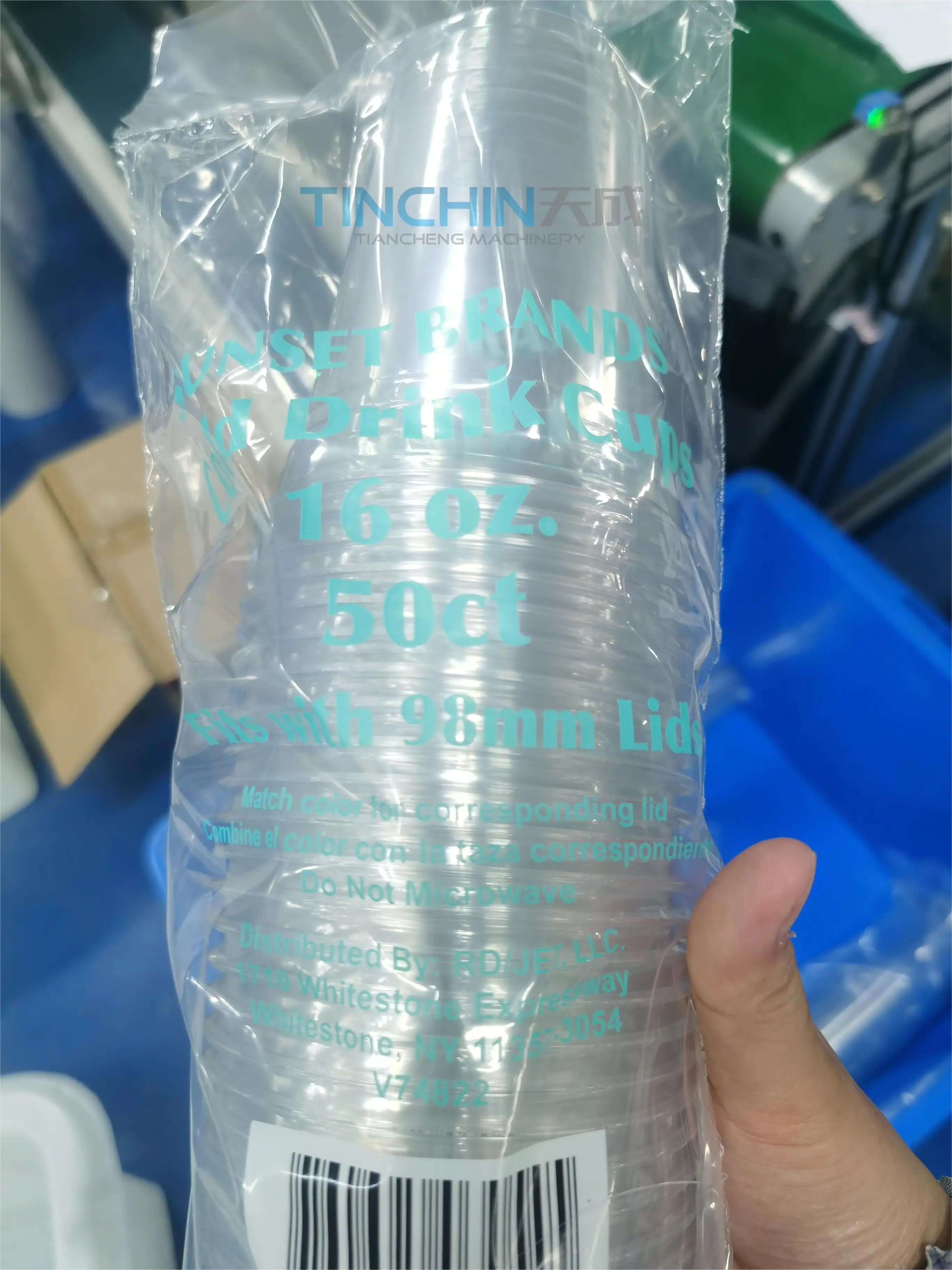 TINCHIN Automatic Disposable Plastic Paper Cup Manufacturing Paper Cup ...