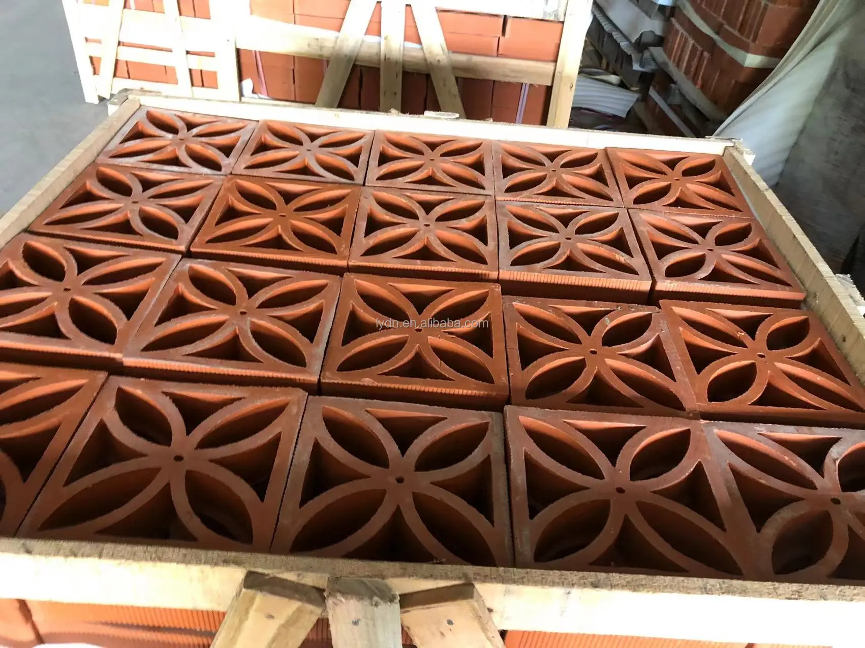 Terracotta Hollow Decorative Brick Wall Breeze Blocks - Buy Breeze ...