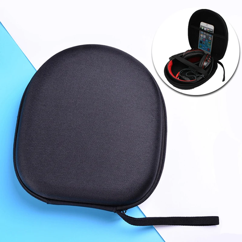 H0070 Hard Headset Headphone Bag Large EVA Headphone Storage Bag Travel ...