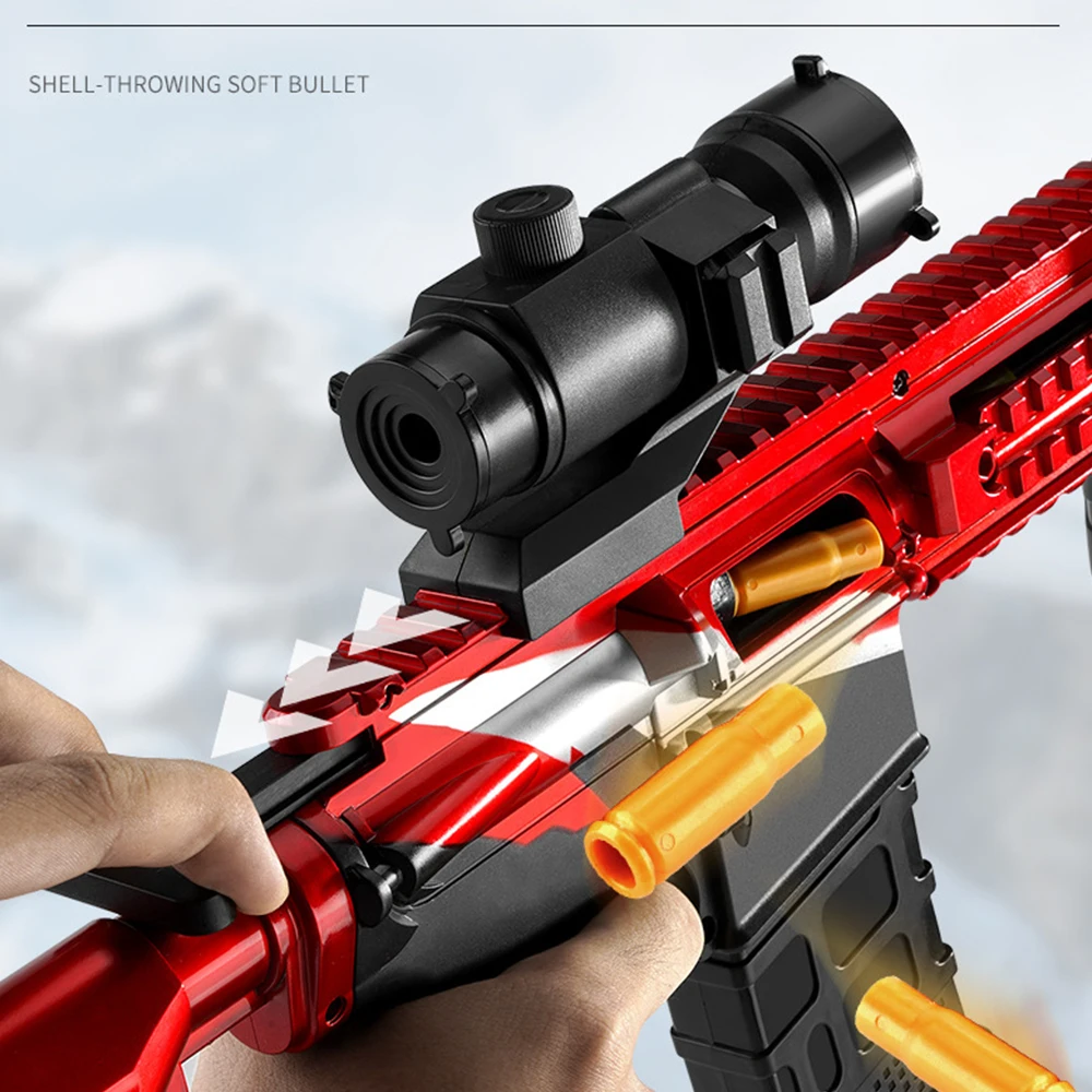 M416 Soft Bullet Toy Gun Shooting Games Toys For Kids With Scope - Toys For Boys & Girls 8-12 ...