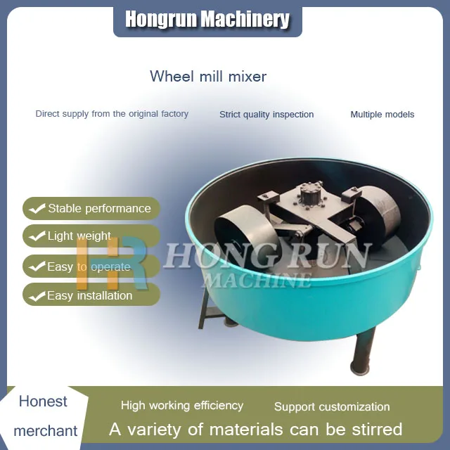 Big Capacity Charcoal Coal Powder Binder Mixer Wheel Roller Machine ...