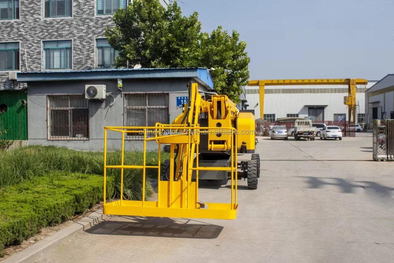 Mobile Electric Self-propelled Crank Arm Lifting Work Platform Arm Boom ...