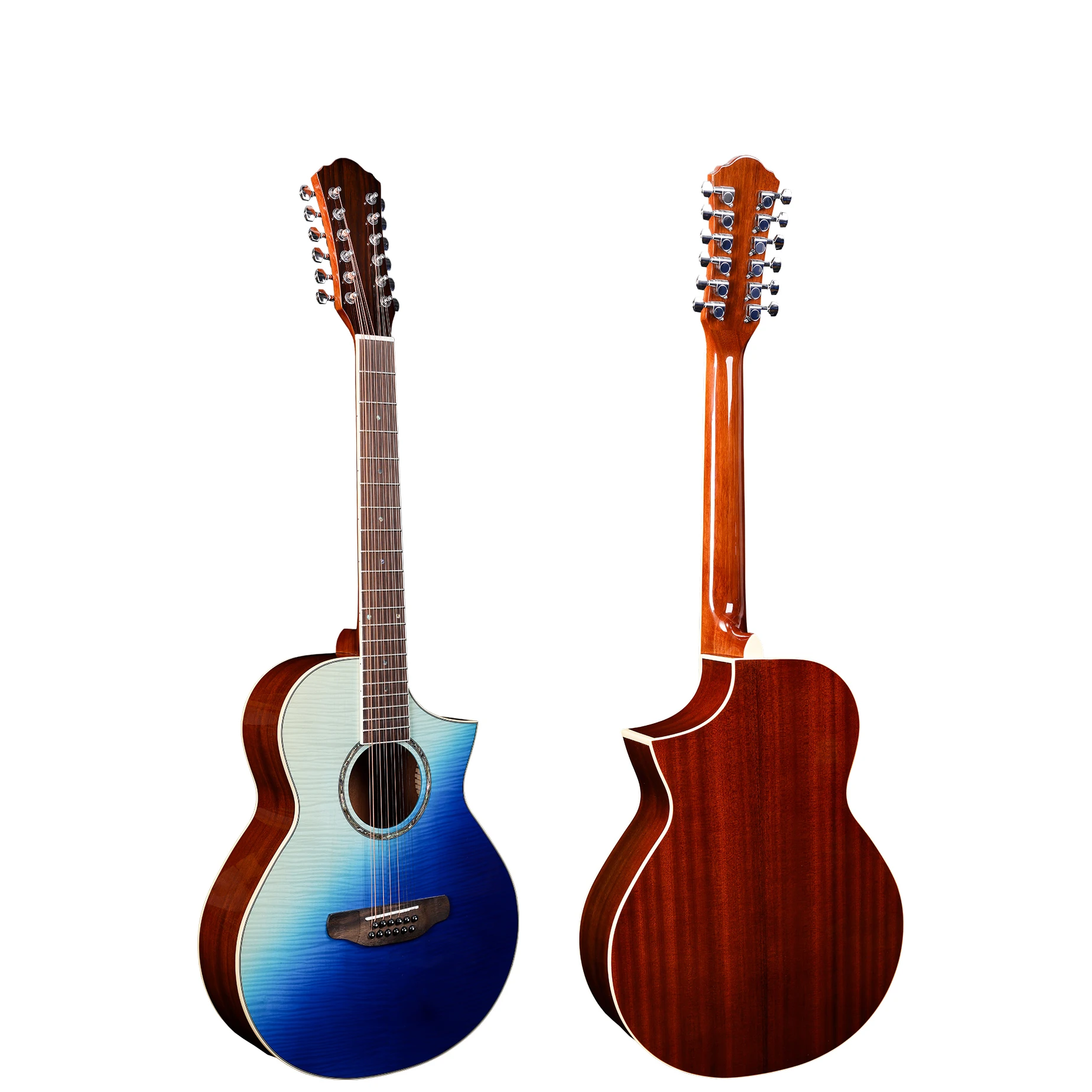 New Arrival Spruce 12 Strings Acoustic Guitar With Sharpe Cutaway 40-41 ...