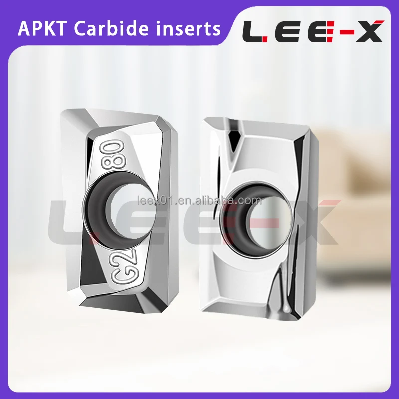 Lee-x Apkt Carbide Inserts Apkt1003 11t308 Apkt1135 Apkt1604 04/08 Cnc ...