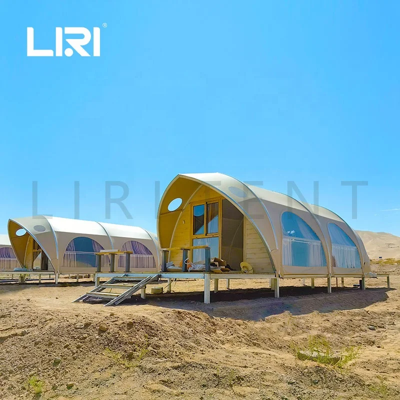 4 Season Luxury Shell Shape Glamping Tents Manufacturers for Resorts ...